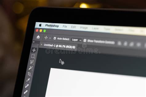 Creating New File In Adobe Photoshop Editorial Photography Image Of Brand Editorial 278938012