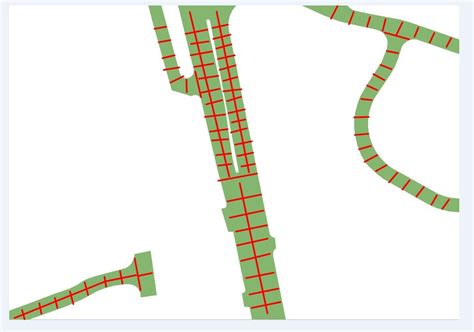 qgis how to subdivide road polygons into equal distance polygons