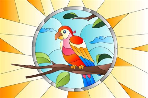 Free Vector Gradient Stained Glass Background