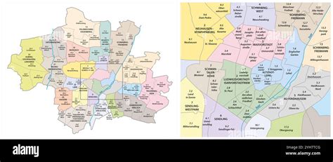 Map Of Munich Bavaria Germany Munich Map City Map Of Munich