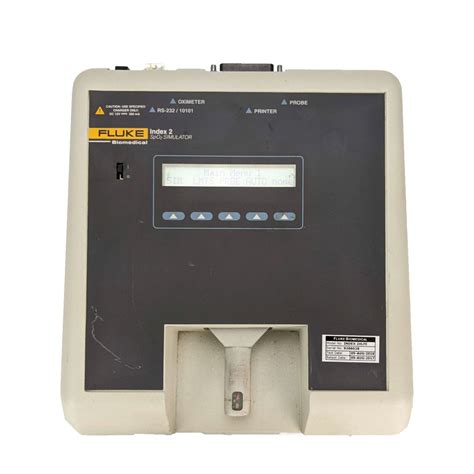 Fluke Biomedical Index 2 Spo2 Simulator W New Battery And Power Adapter