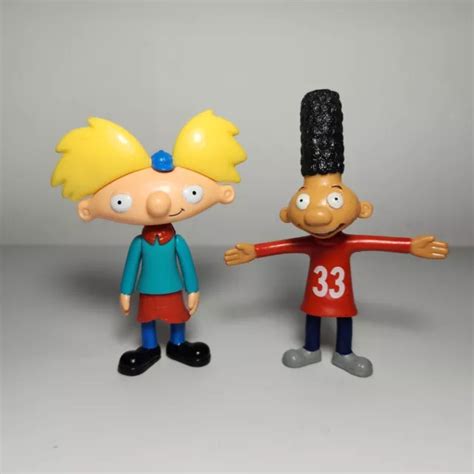 Hey Arnold Viacom Nickelodeon Shortman Gerald Toy Figure Lot Of 2 2003 Vtg 1333 Picclick Ca