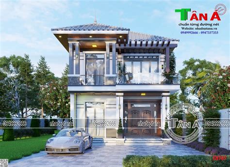 mau nha 2 tang hien dai tai quang binh 5 min Nhà đẹp Tân Á Công