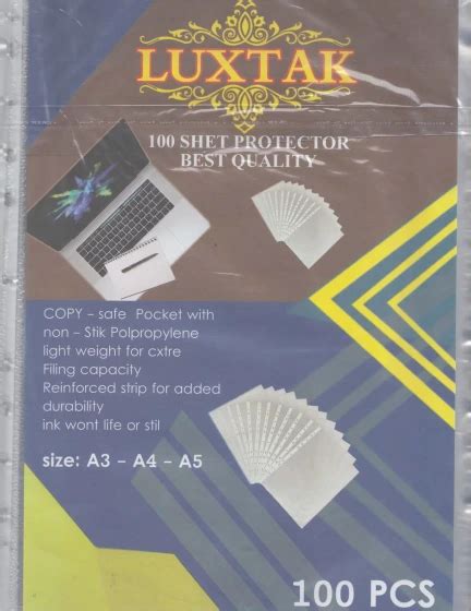 خرید و قیمت کاور کاغذ A4 لوکس بسته 100 عددی ترب