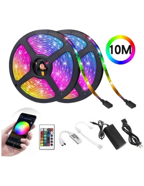 Cinta Led Rgb Metros Control Bluetooth
