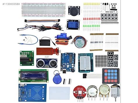arduino uno r3 sete ek 40 adet sensör ve ekipmanları ile arduino