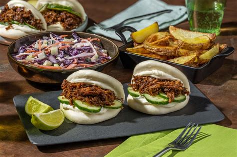 Hoisin Pulled Beef Bao Buns Recipe Hellofresh