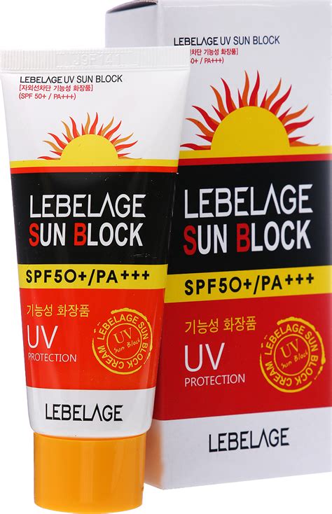 Солнцезащитный крем для лица SPF50+/ PA+++, 30 мл, Lebelage — купить в ...