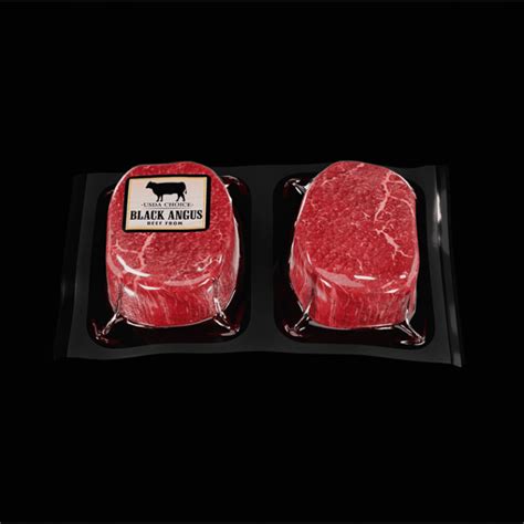 Angus Beef Vacuum Custom 3d Modeling