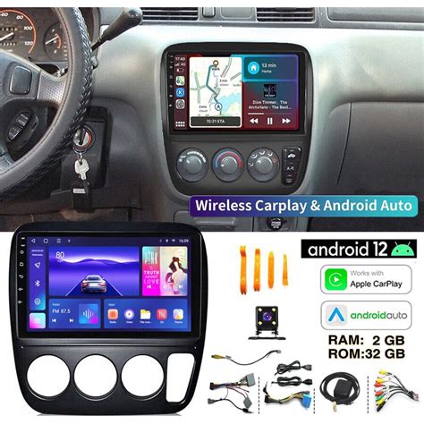 LICHENGTAI Android 12 Car Stereo Fit For Honda CRV 1995 2001 With