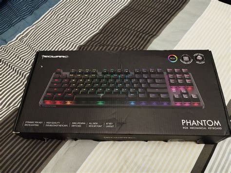Tecware Phantom Keys RGB Brown Computers Tech Parts Accessories Computer Keyboard On