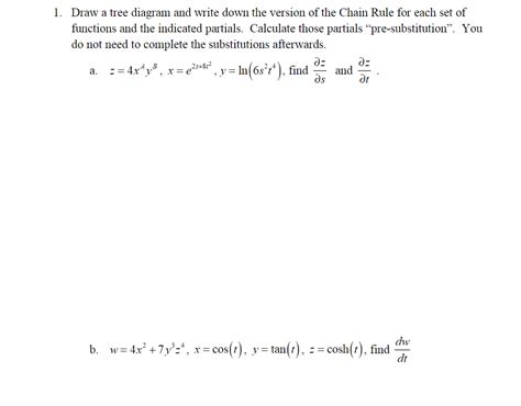 Solved 1 Draw A Tree Diagram And Write Down The Version Of