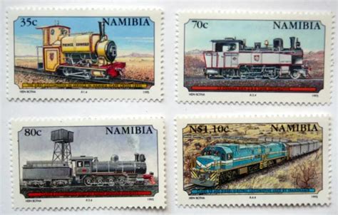 Trainslocomotives Namibia 1995 Issue Railway Thematic Unmounted Mint