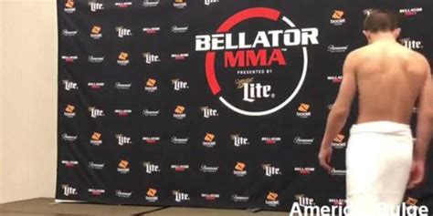 Straight Hot Boxer Dominic Mazzotta Flashes Cock And Balls To Crowd