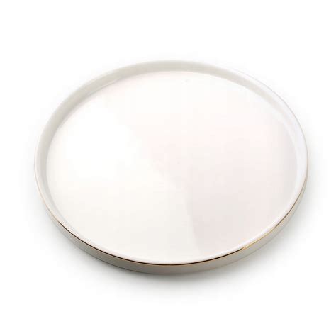 Talerz deserowy porcelanowy Grace biały 20 cm 5902643327573 Cena Opinie Talerze