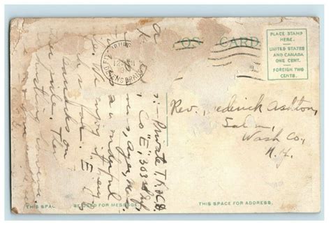 1917 Ww1 Infantry Barracks Camp Devens Ayer Mass Postcard P91