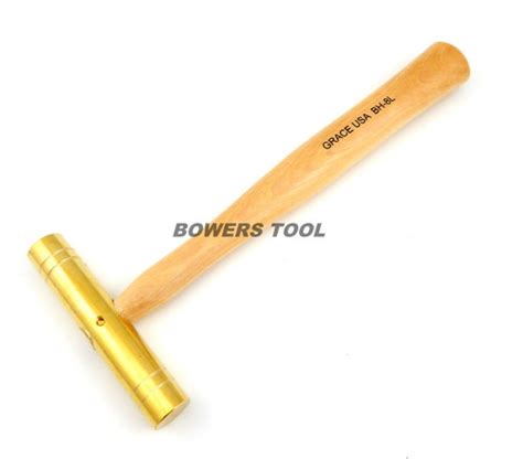 Grace Usa 8oz Long Brass Hammer Bh 8l Gunsmith Gun Care Machinist Made
