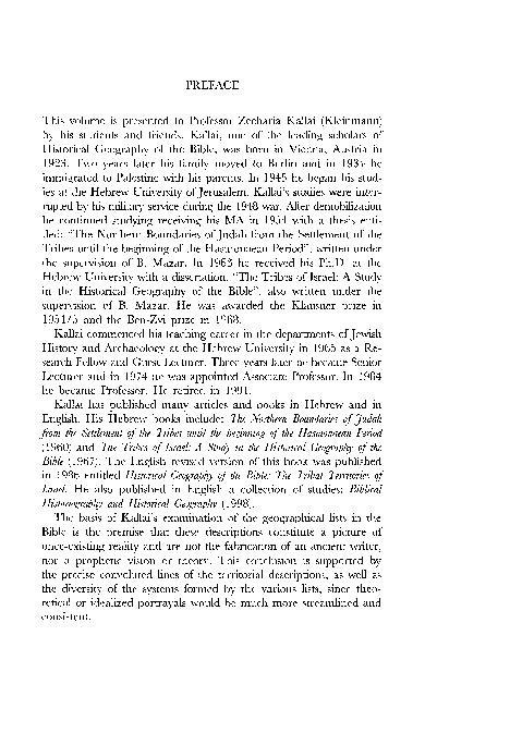 Pdf Gershon Galil And Moshe Weinfeld “preface ” In Gershon Galil And Moshe Weinfeld Eds