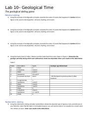 Understanding Geological Time Stratigraphic Principles And Course Hero