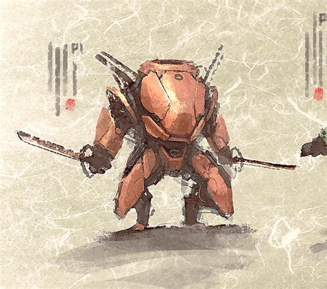 Artstation Samurai Bot Team Bryan Lee