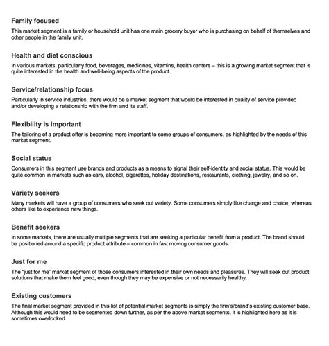 Market Segmentation Assignment Mktg 6223 Strategic