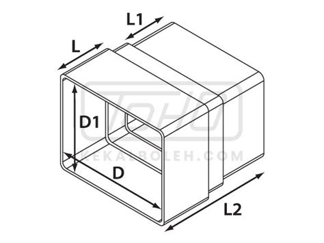 Paling Elegance Rectangular Straight Coupler Kekalboleh Sdn Bhd