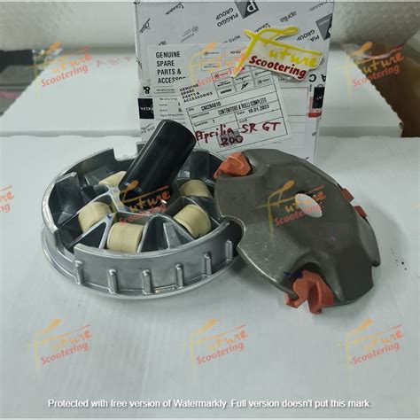 Aprilia Sr Gt 200 Variator Set Genuine Piaggio Spare Parts Shopee