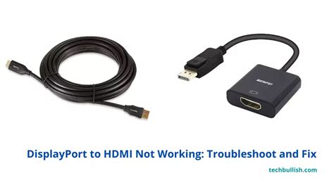 How To Fix DisplayPort To HDMI Not Working 2023 Updated