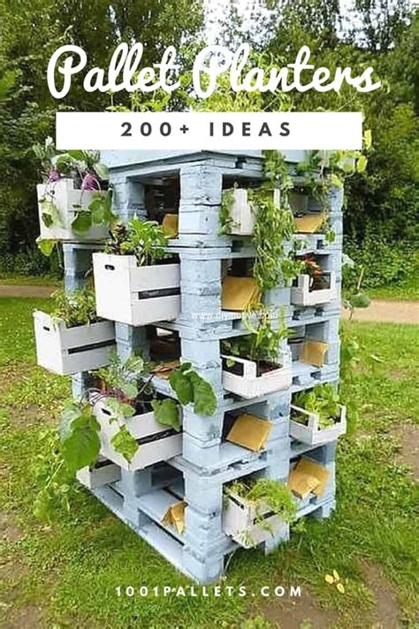 Pallet Planter Ideas And Compost Bins • 1001 Pallets