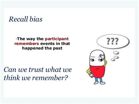 Systematic Error Bias