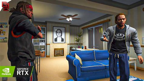 GTA V First Person Cutscene Friends Reunited Mission In 8K
