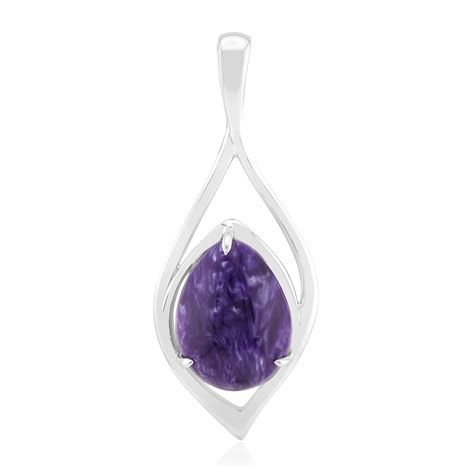 Charoite Sterlingsilber Anhänger Russland 701 Ct