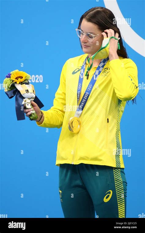 July 31st 2021 Tokyo Japan Kaylee Mckeown Of Australia Wins The