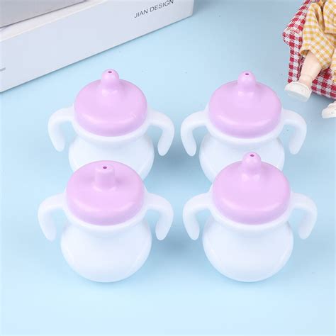 어린이 놀이 놀이 장난감 미니 젖꼭지 아기 인형 젖꼭지 병 인형 집 수유 Diy 액세서리 2 개 인형 And 부속품