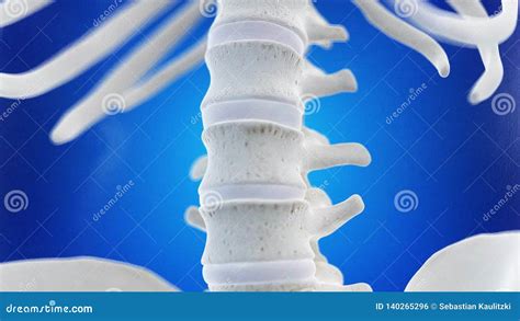 The Lumbar Spine Stock Footage Video Of Spinal Animation 140265296