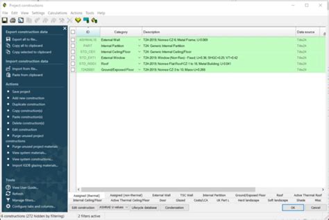 442 Opaque Building Assembly Setup