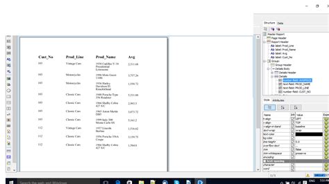 Styling In Pentaho Report Designer Big Data Analytics Data Analytics
