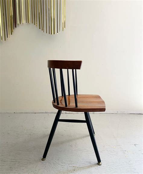 Iconic Mid Century Modern Spindle Back N19 Chair Designed By George