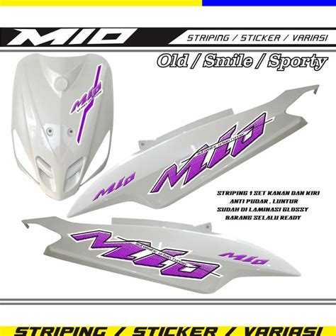 Jual STICKER MOTIF STRIPING STIKER MIO SPORTY MIO SMILE STRIPING
