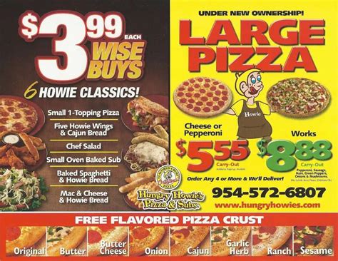 Hungry Howies Menu Near Me Wacky Wonderings