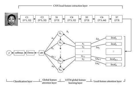 acnn alstm model the structure of local feature and global feature
