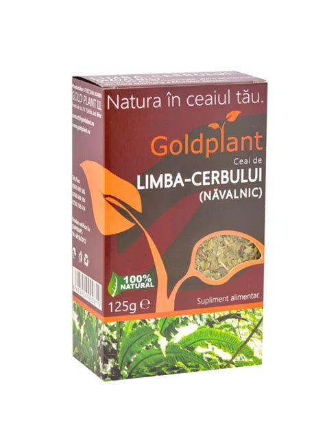 Ceai De Limba Cerbului Navalnic 125g Goldplant Produse Naturiste