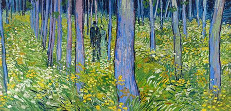Undergrowth With Two Figures Painting By Vincent Van Gogh Fine Art America
