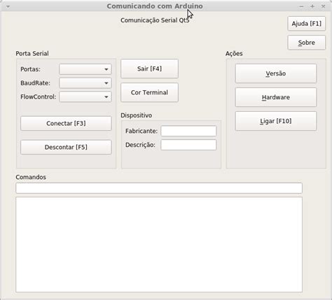 Qt5 Para Comunicação Serial Aplicação Embarcados