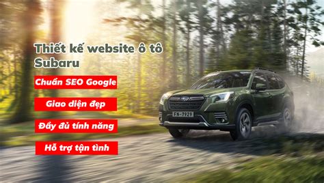 Thiết kế website bán xe ô tô Subaru chuẩn SEO