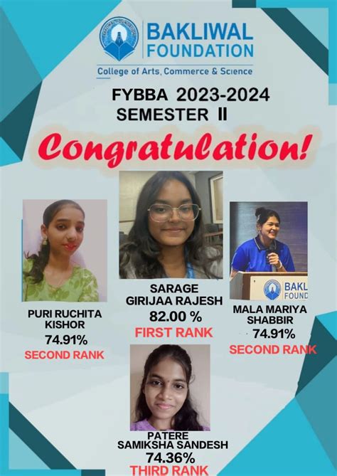 Bakliwal Foundation College Of Arts Science And Commerce On Linkedin Academicexcellence