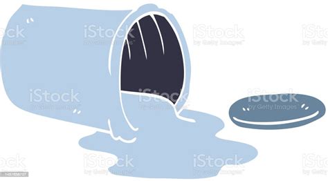 Cartoon Doodle Spilt Paint Stock Illustration Download Image Now