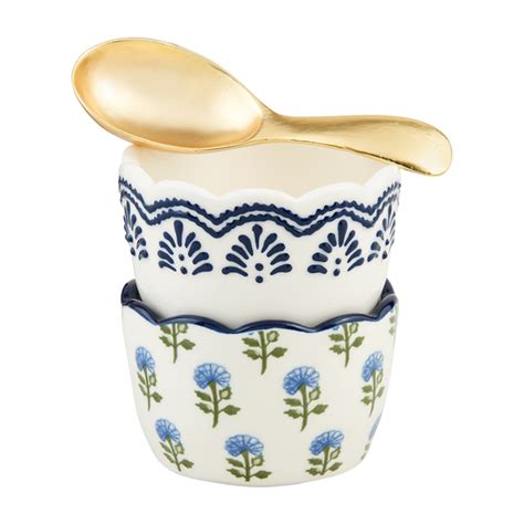 Mud Pie Green Floral Tidbits Size No Size Stoneware In 2024 Mud