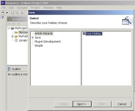 creating jface wizards