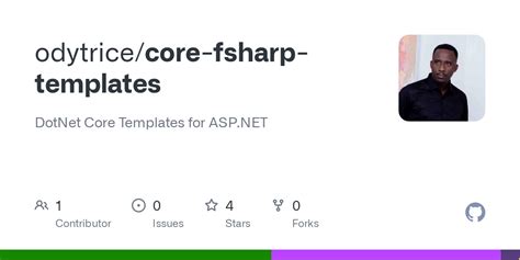 GitHub Odytrice Core Fsharp Templates DotNet Core Templates For ASP NET